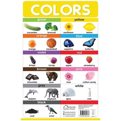 Colors - My First Early Learning Wall Posters: For Preschool ...