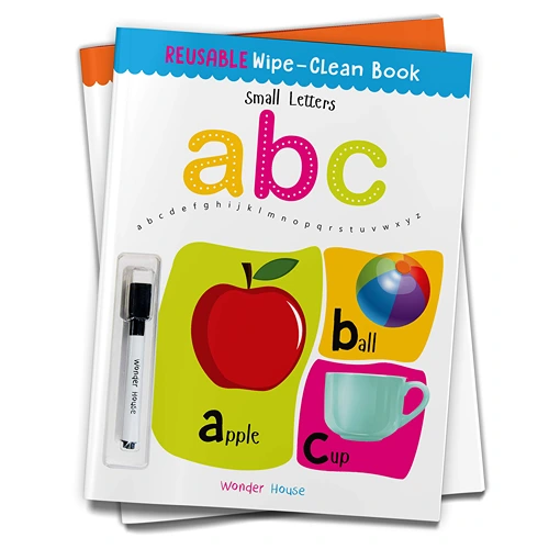 Reusable Wipe And Clean Book - Small Letters : Write And Practice Small ...