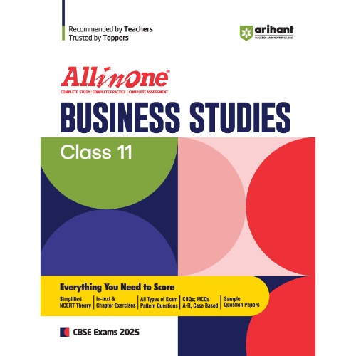 All In One Business Studies Class 11th Based On Latest NCERT For CBSE ...