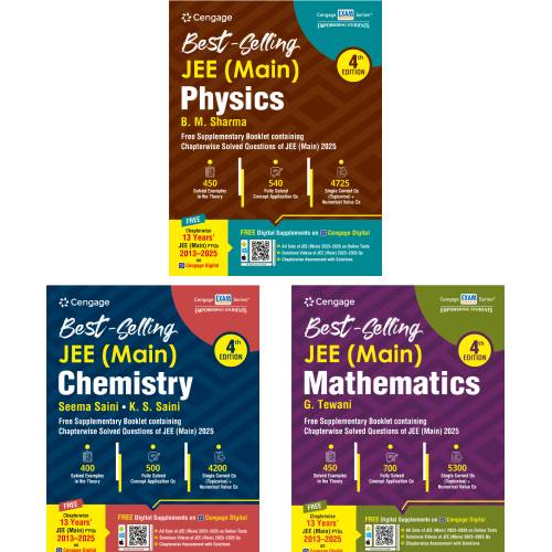 JEE (Main) Physics, Chemistry, Mathematics (Combo set of 3 Books ...